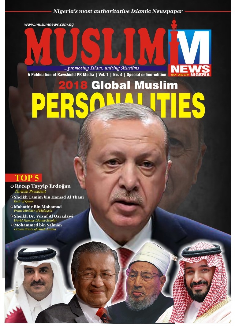 Erdogan is the Muslim News Global Personality of the Year 2018 - Muslim ...