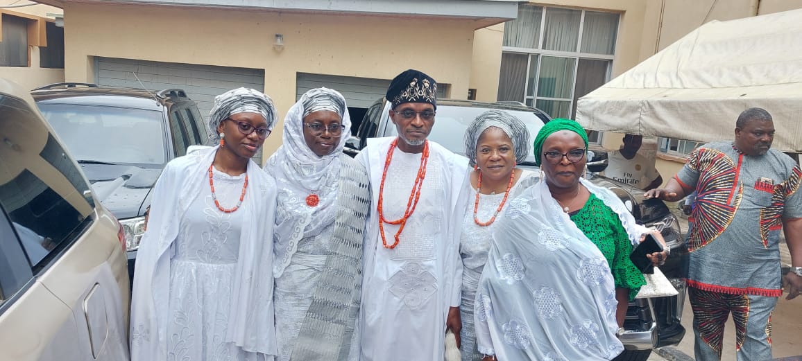 New Olowu of Owu, Dr Matemilola meets Obasanjo, begins traditional seclusion - Muslim News Nigeria