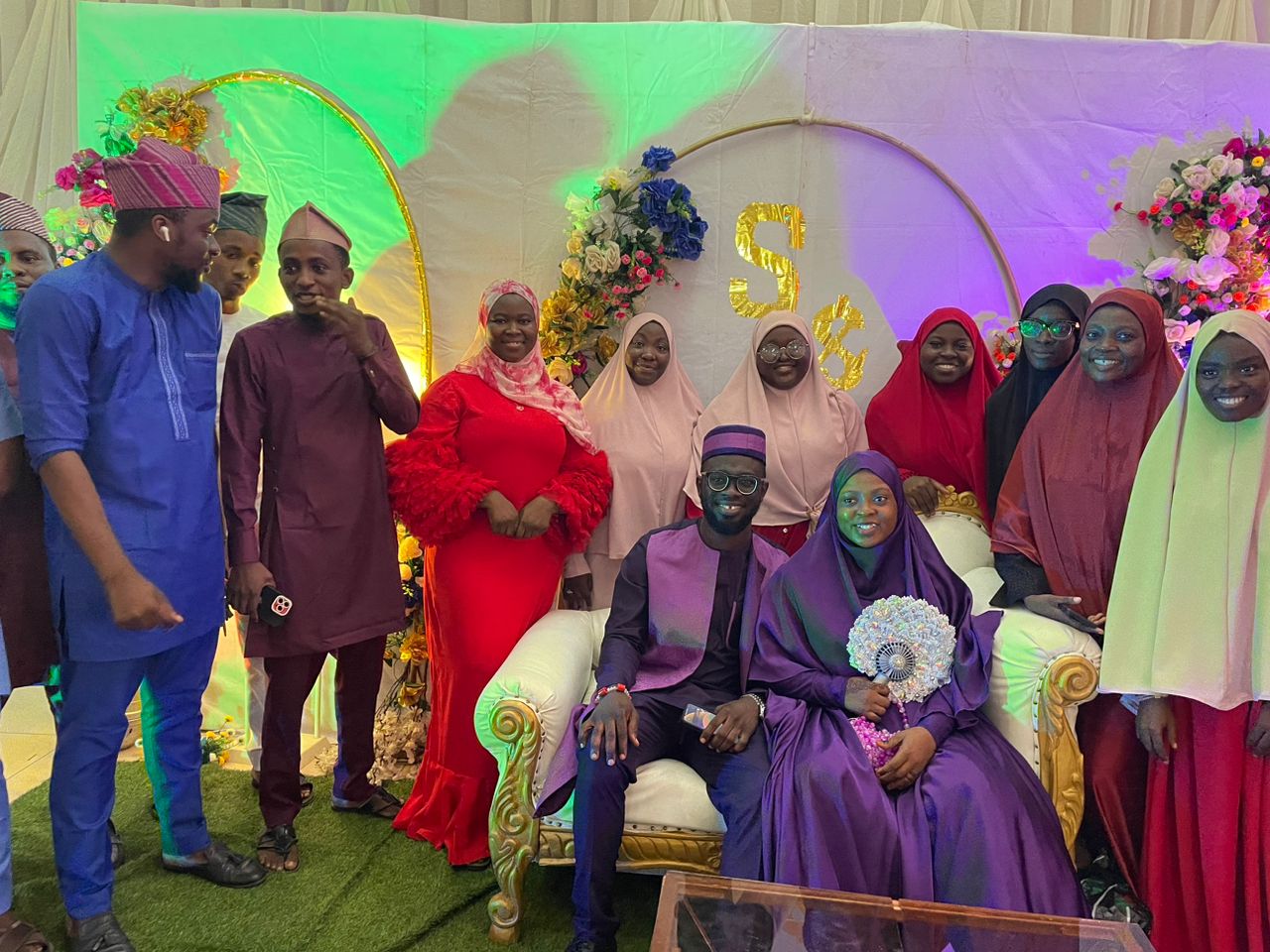 PICTURES: Sakinah Sulaiman ties the nuptial knot in a colourful Nikaah ...