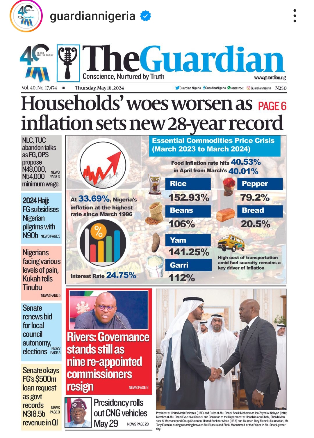 How top 10 Nigerian newspapers reported Hajj 2024 inaugural flight ...