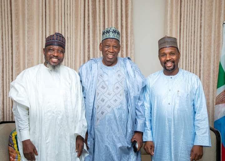 PHOTOS: Abdullahi Saleh pays 'Thank You’ visit to Ganduje after ...