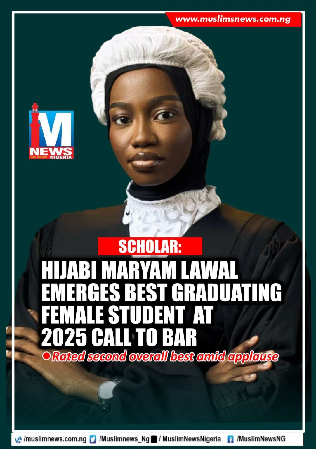 Hijabi Maryam Lawal emerges best graduating female student at 2025 Call ...