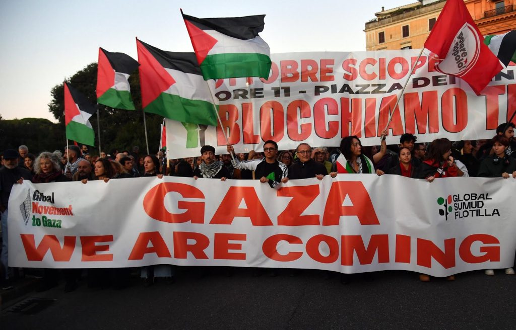 Mass protests sweep Europe as Israel intercepts Gaza‑bound aid flotilla ...