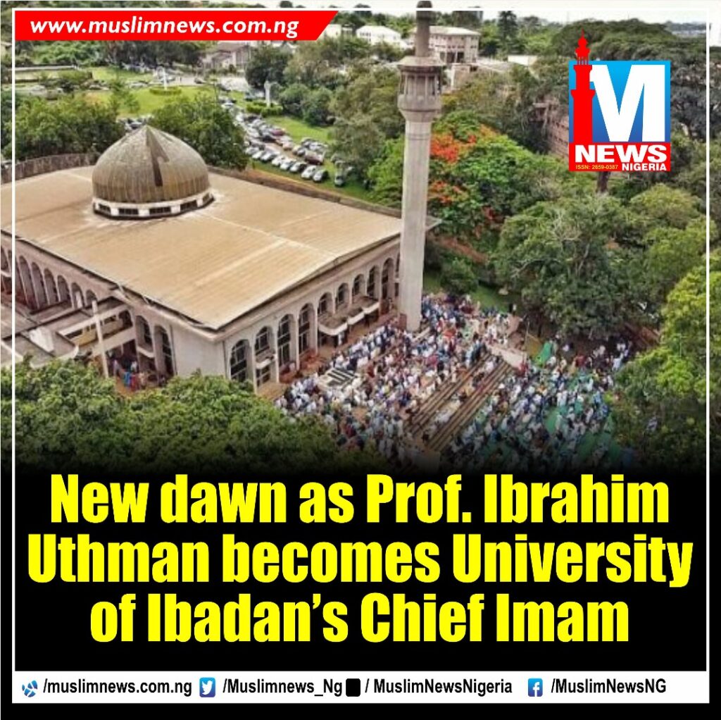 New dawn as Prof. Ibrahim Uthman becomes University of Ibadan’s Chief ...