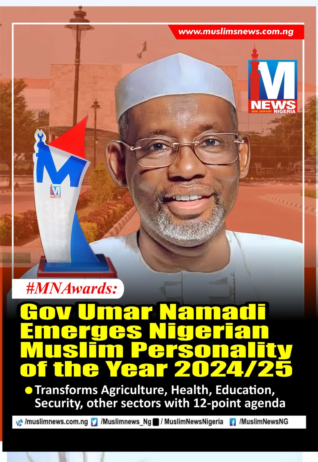 BREAKING: Gov Umar Namadi Emerges Nigerian Muslim Personality of the ...