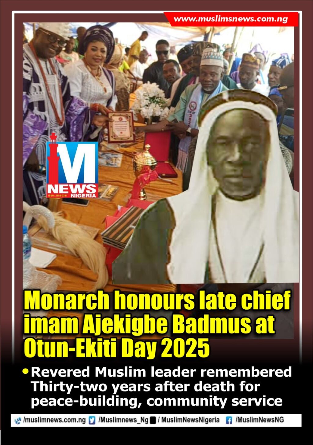 Monarch honours late Chief Imam Ajekigbe Badmus at 2025 Otun-Ekiti Day ...