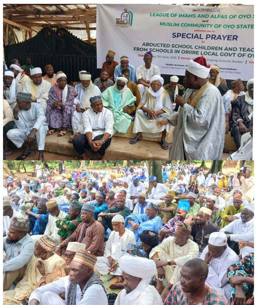 Oyo Muslims hold special prayer for abducted pupils, teachers, seek end ...
