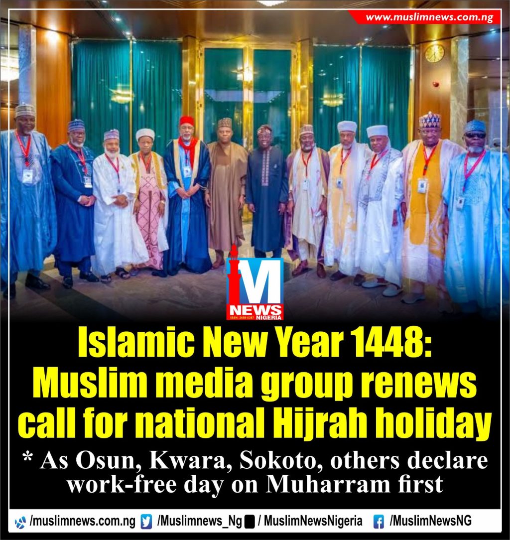 Islamic New Year 1448: Muslim media group renews call for national ...